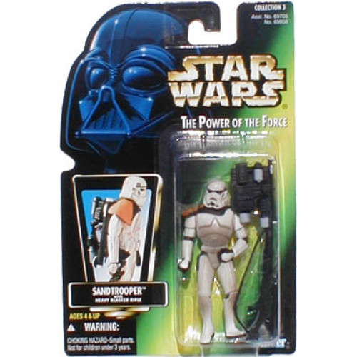 Sandtrooper w/Heavy Blaster Rifle (Green Card) - K&C Collectibles ...