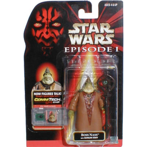 Boss Nass with Gungan Staff Star Wars Episode 1 - K&C Collectibles ...