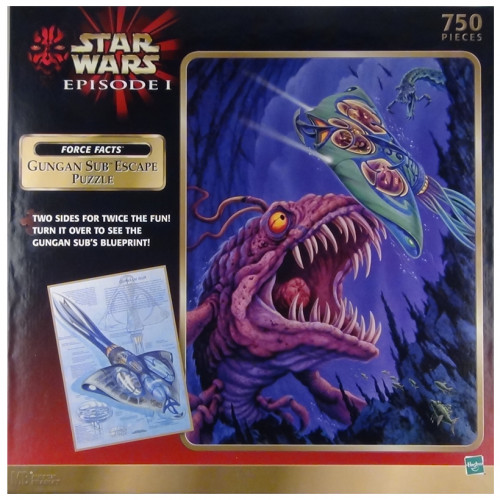Star Wars Episode 1 Gungan Sub Escape 750 Piece Puzzle - K&C ...
