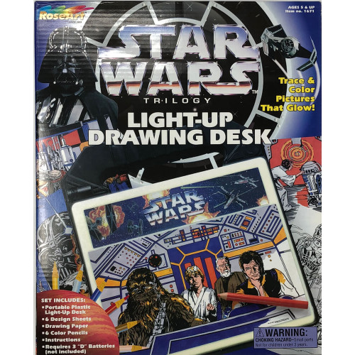 Star Wars Trilogy Light-up Drawing Desk by RoseArt - K&C Collectibles ...